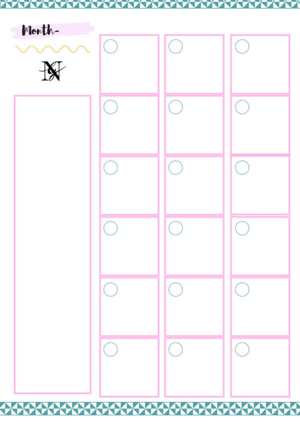 How to Set Up Your Monthly Planner with Free Printables