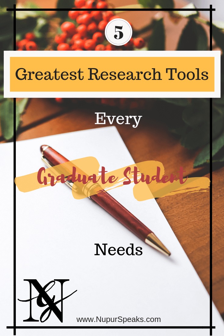 5 Greatest Research Tools Every Graduate Student Needs