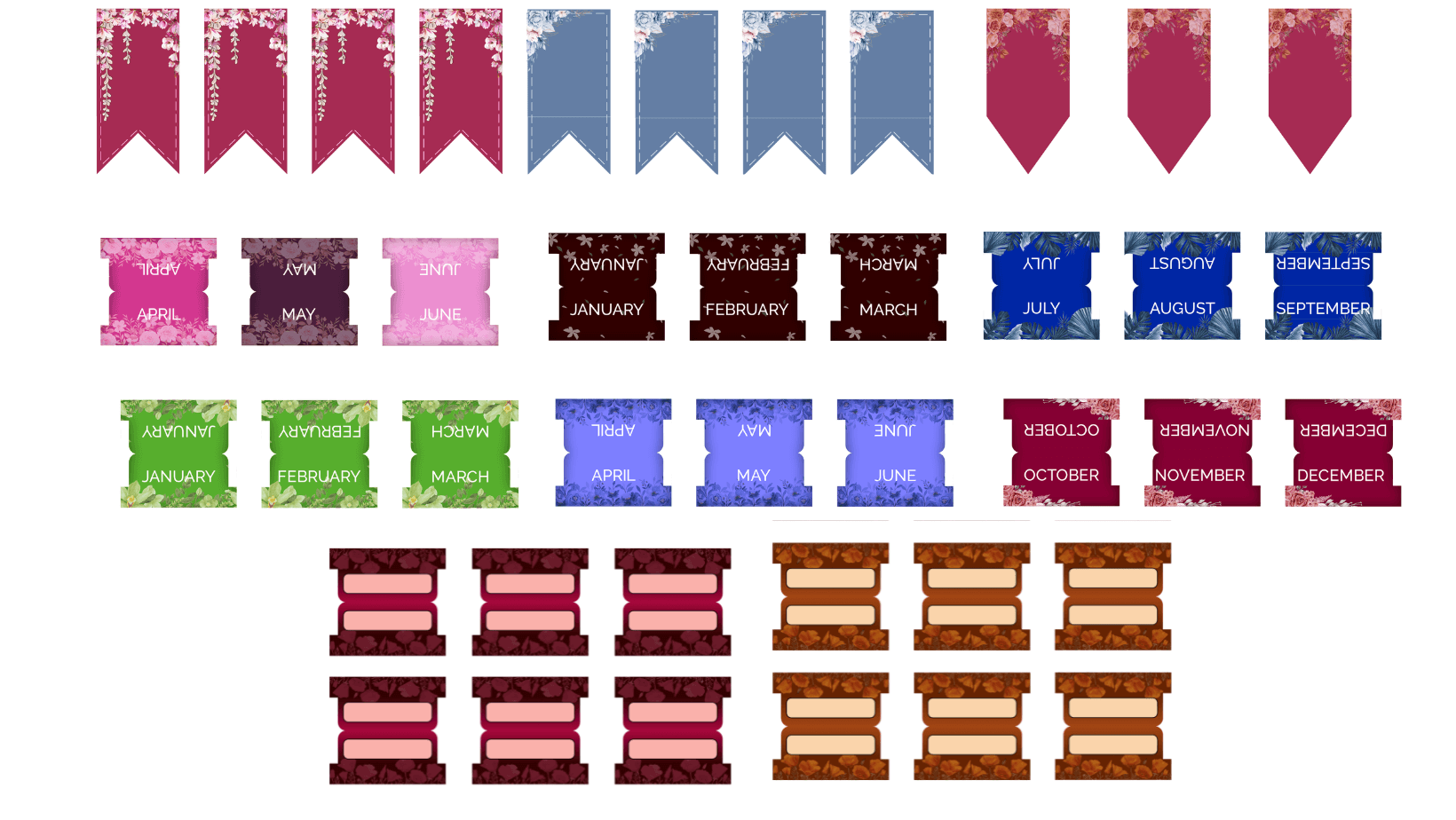 Best Dividers and Planner Tabs (Printable and Digital)